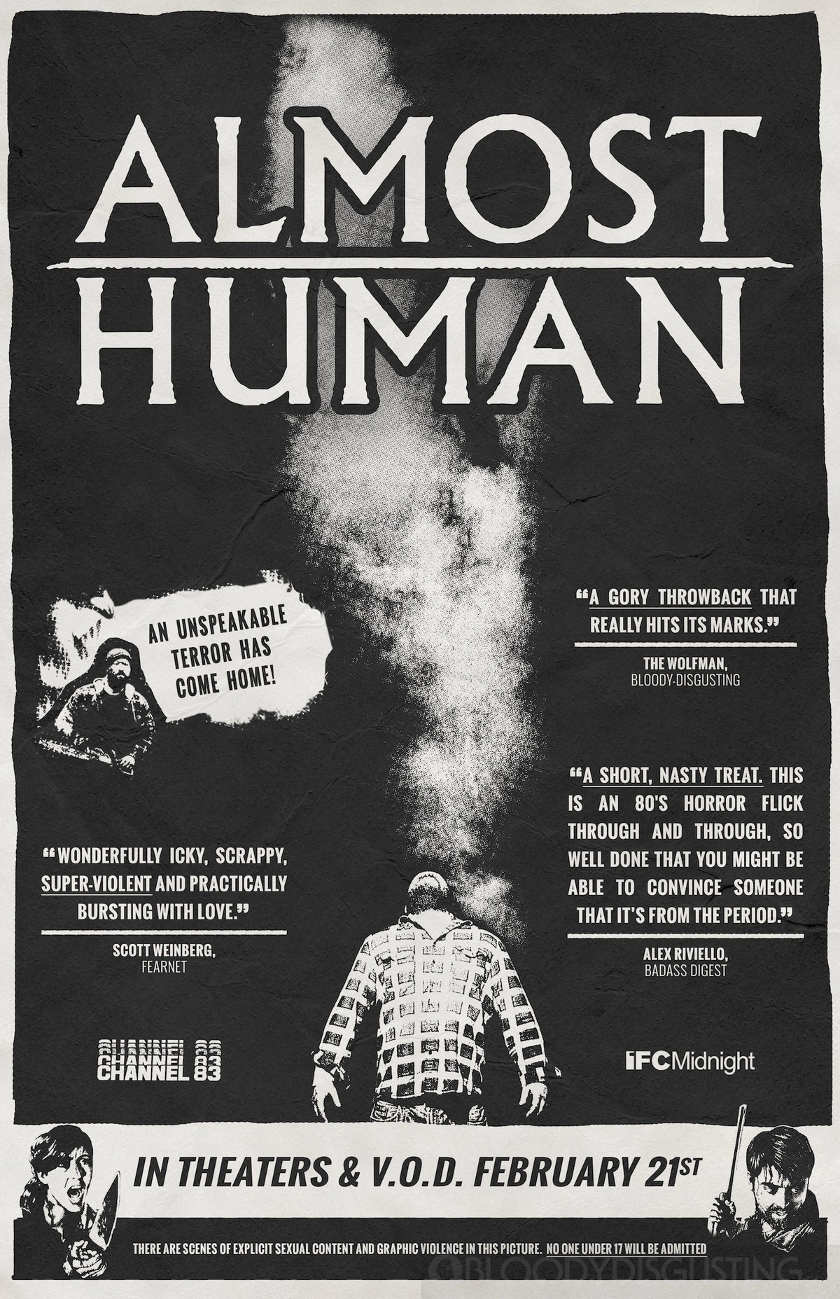 Trailer and Poster for Frightfest ALMOST HUMAN!