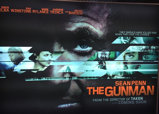 First look at poster for THE GUNMAN, starring Sean Penn, Idris Elba ...