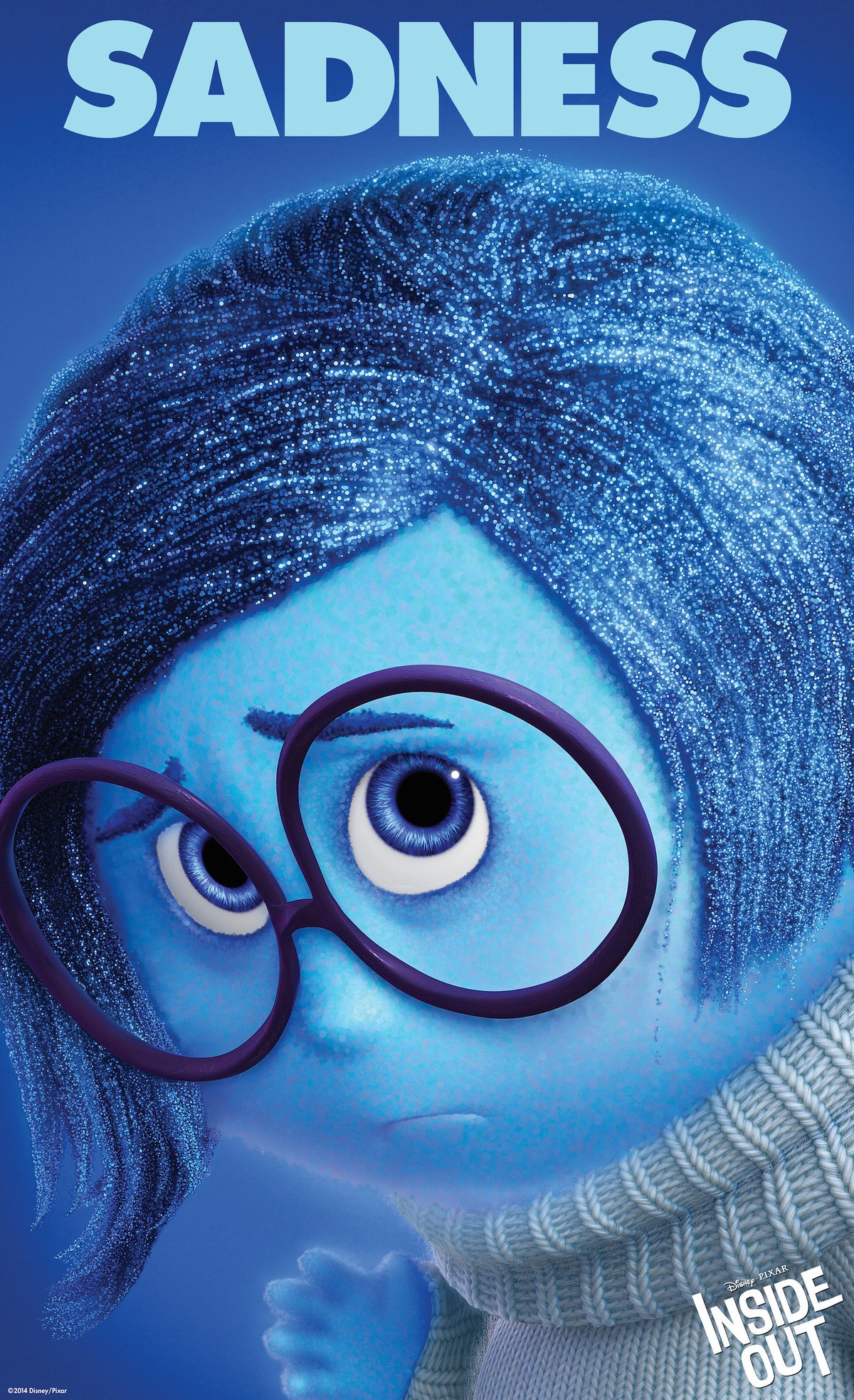 Say hello to Sadness from Pixar's INSIDE OUT!