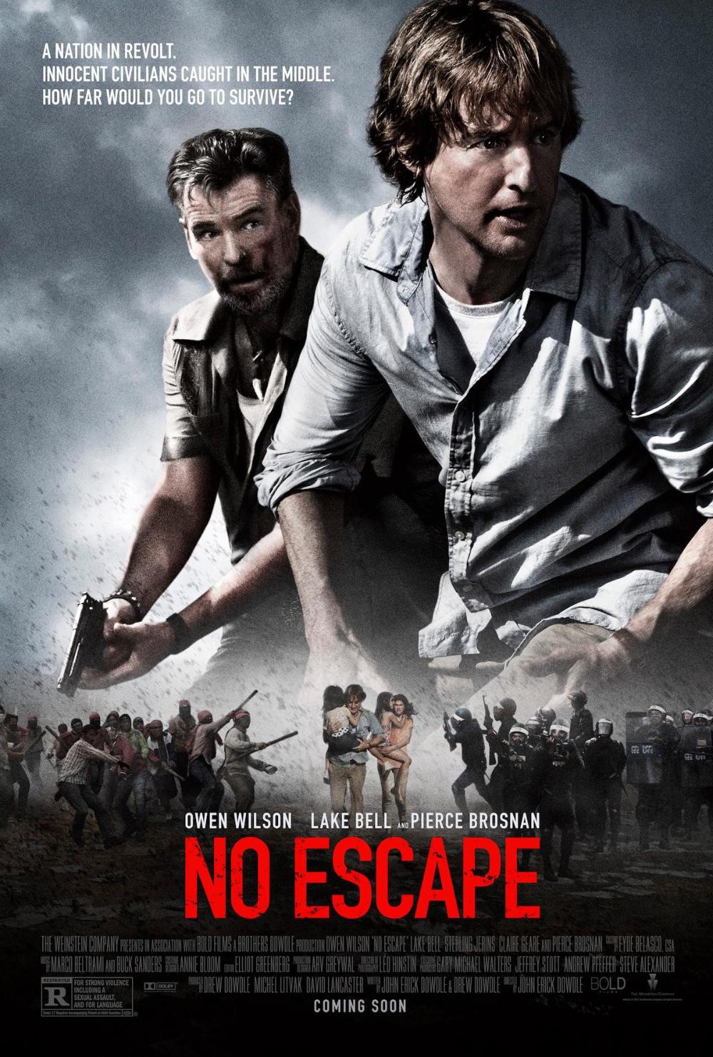 A Trailer For Owen Wilson And Pierce Brosnan’s Action Thriller NO ESCAPE!!