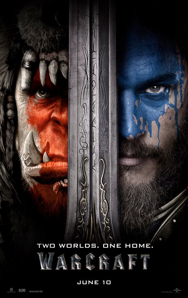 Orcs vs. Humans in the first poster for WARCRAFT!