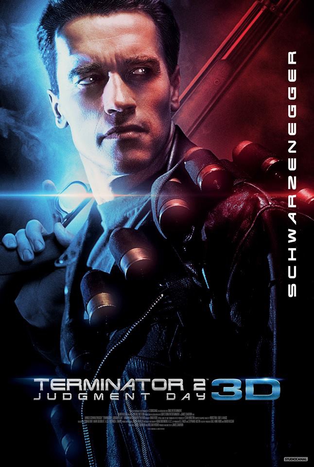 Behold the T2 in 3D Poster! Yes, a theatrical release of TERMINATOR 2 ...