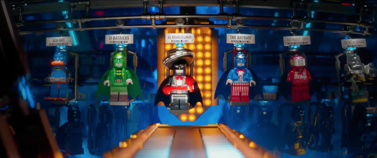 THE LEGO BATMAN MOVIE Comic Con trailer shows how deep Batman's closet ...