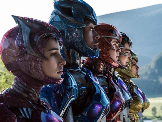 The new Power Rangers suit up!