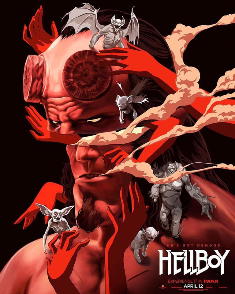 Hot new HELLBOY 2019 Redband Trailer and Posters!