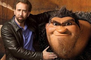 Harry talks about Nicolas Cage's Caveman Father in THE CROODS!