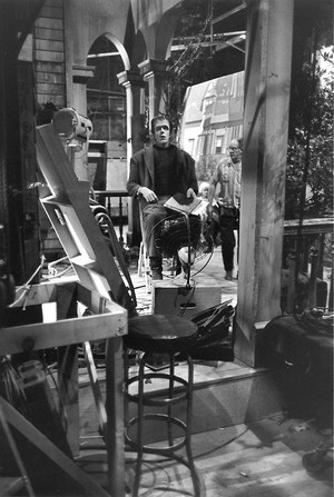 The Behind the Scenes Pic of the Day - On the set of The Munsters